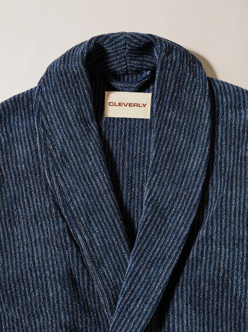 Cleverly Ionic™ Robe – Navy Blue